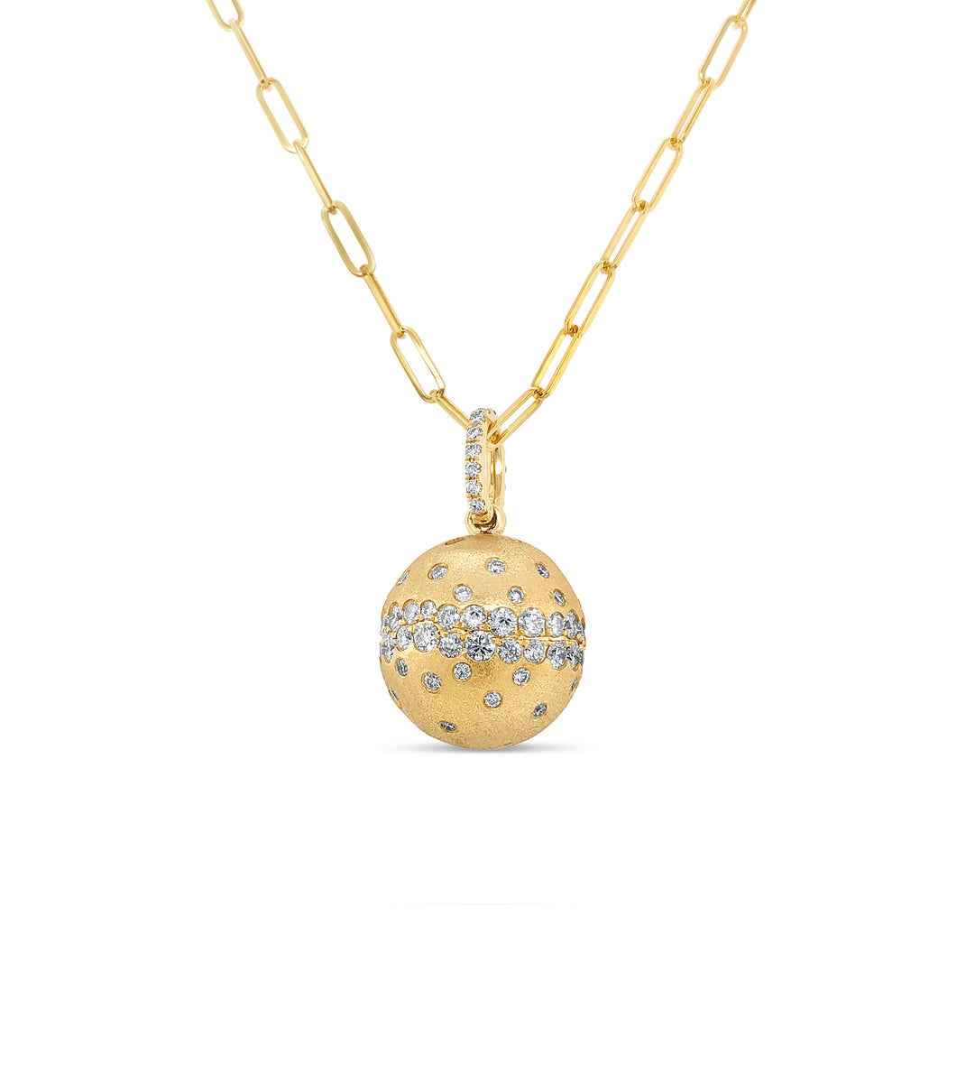 Diamond Celestial Ball Necklace – OLIVE & CHAIN
