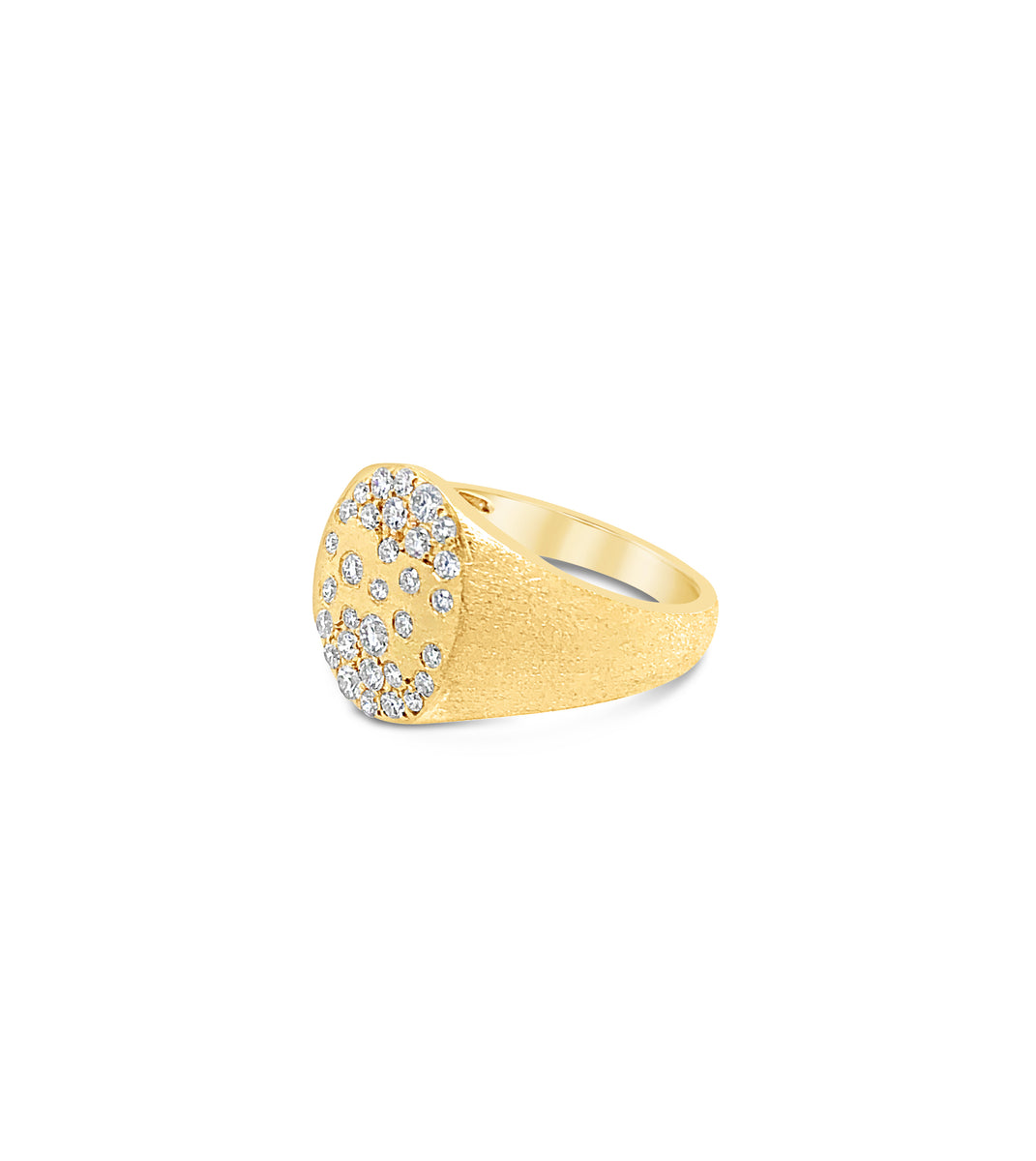 Diamond Celestial Signet Ring – Olive & Chain